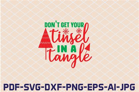 Don T Get Your Tinsel In A Tangle SVG Graphic By FH Magic Studio
