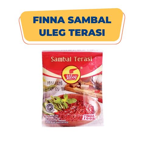 Jual Finna Sambal Uleg Terasi Sachet Shopee Indonesia