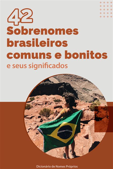 Sobrenomes Brasileiros Comuns E Bonitos Sobrenomes Nomes E