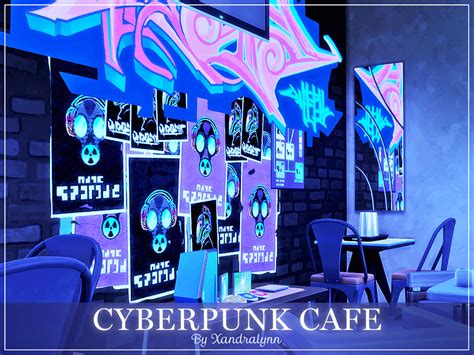 The Sims Resource Cyberpunk Cafe