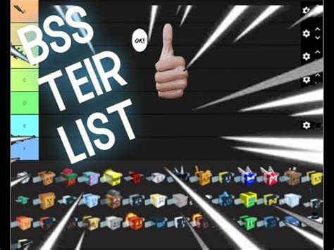 BSS Bee Swarm Simulator Tier List YouTube