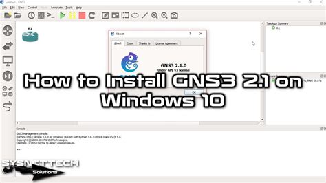 How To Install GNS3 2 1 On Windows 10 Clean Installation Of GNS3