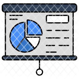 Business Presentation Icon Graphical Representation Icon Data