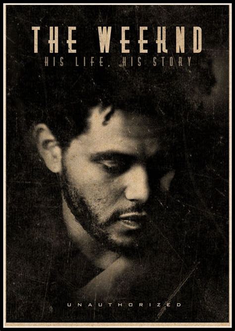 Nigikala Rapper Posters Hip Hop The Weeknd Wiken Potted Brother Quality