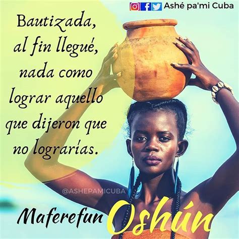 Maferefun madre Oshún gracias por tanto amor y abundancia en mi vida