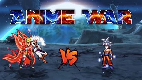 Luffy Gear 5 Naruto Baryon V3 VS Goku Perfect MUI In Jump Force Mugen