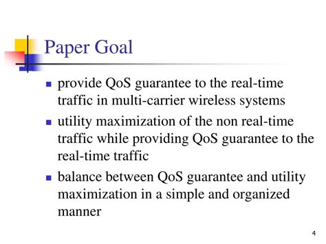 ppt qos scheduling for heterogeneous traffic in ofdma based wireless systems powerpoint