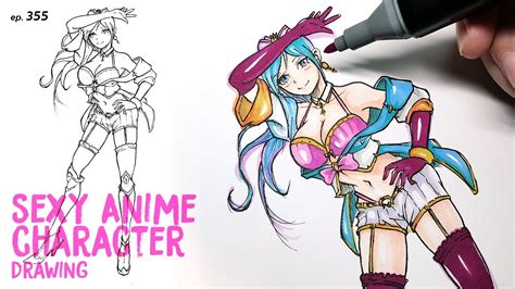 How To Draw Sexy Anime Character Manga Style Sketching Anime