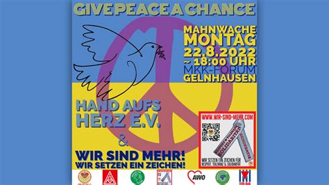 Mahnwache für Frieden und Demokratie Mein Blättche Online