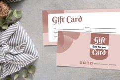 Business Gift Certificate Editable Template