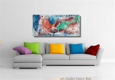 Quadri Moderni Ad Olio Colorati Su Tela