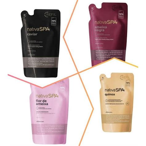 Refil De Desodorante Hidratante Corporal 350 Ml Nativa Spa