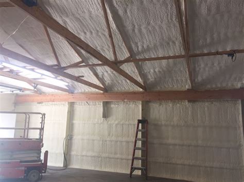 Spray Foam Insulation In A Metal Building Ozarkfoam Net OzarkFoam