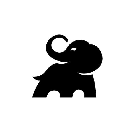 Logotipo Del Elefante Vida Silvestre Del Elefante Icono Del Elefante