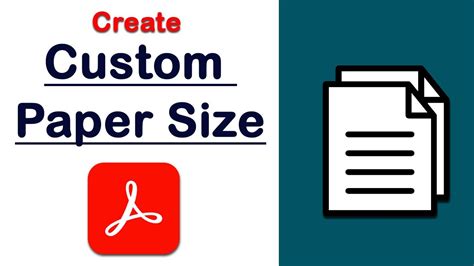 how to create custom paper size in pdf document using adobe acrobat pro dc youtube