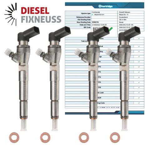 4X INJECTEUR RENAULT Nissan Dacia Mercedes 1 5 DCI 8200903034 VDO