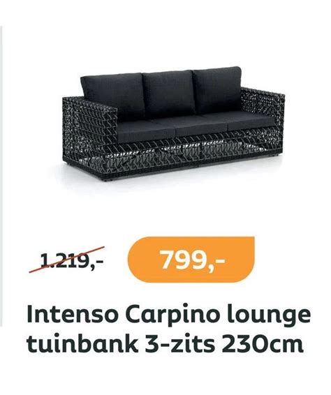 Intenso Carpino Lounge Tuinbank 3 Zits 230cm Aanbieding Bij Kees Smit