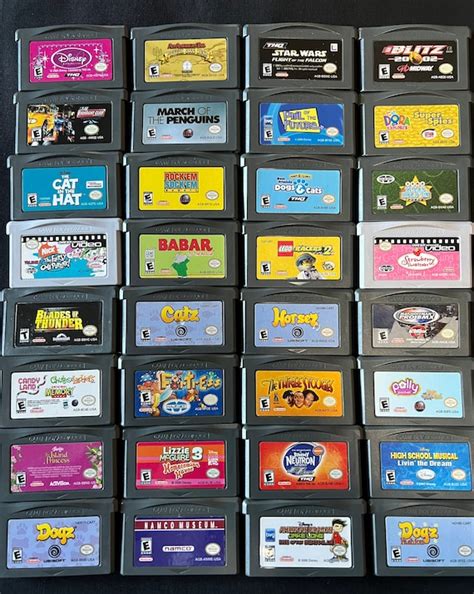 Nintendo Gameboy Advance Games You Pick GBA Etsy Canada