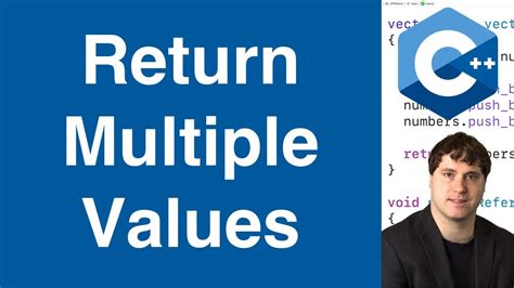 return multiple values from a function c tutorial youtube