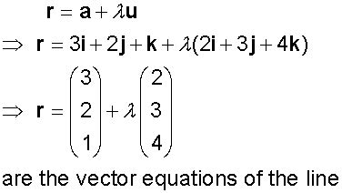 Vector Equations