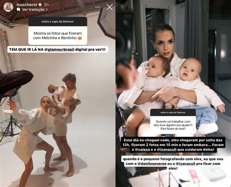 Isa Scherer Mostra A Estreia De Seus Beb S G Meos Como Modelos