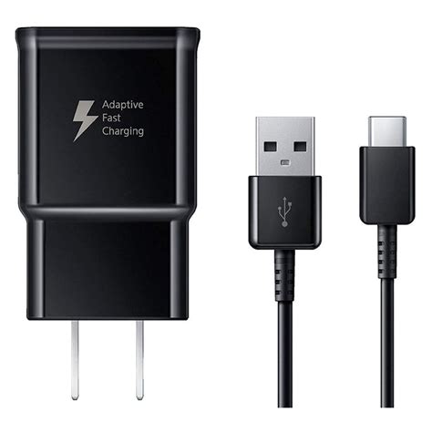 Cargador de Carga Rápida 15W Samsung Tipo C Negro Kemik Guatemala
