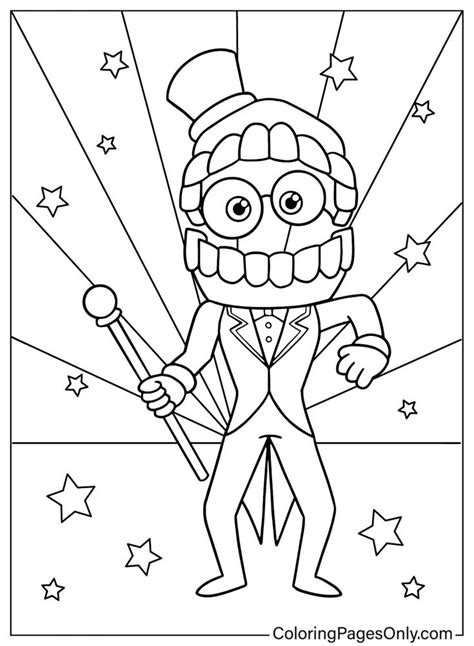 24 Caine Coloring Pages ColoringPagesOnly En 2024 Pegatinas