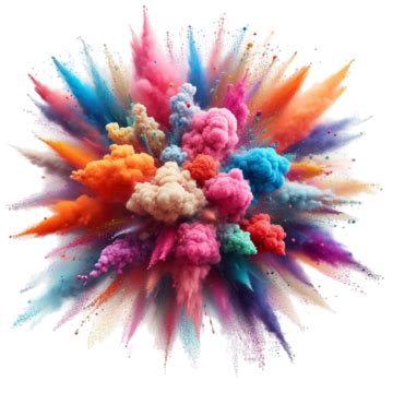 Explosion Of Colored Powder Explosion Of Colored Powder Explosion
