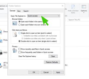 How To Disable Quick Access In Windows Sidebar It