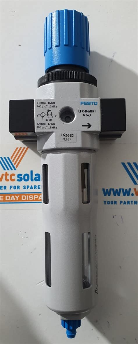 FESTO MS6 LFR 1 2 D7 ERV AS 529190 Filter Regulator VTC Solar VTC Solar