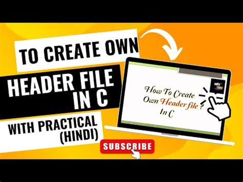 How To Create Your Own Header File In C Or C Cprogramming YouTube