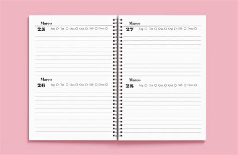Agenda Semanal 2023 Para Imprimir Image To U