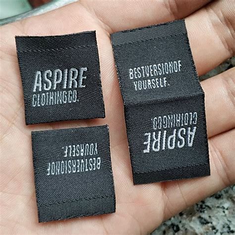 1000PCS 5 5 2 5 Cm Custom Middle Fold Black Damask Polyester Cloth