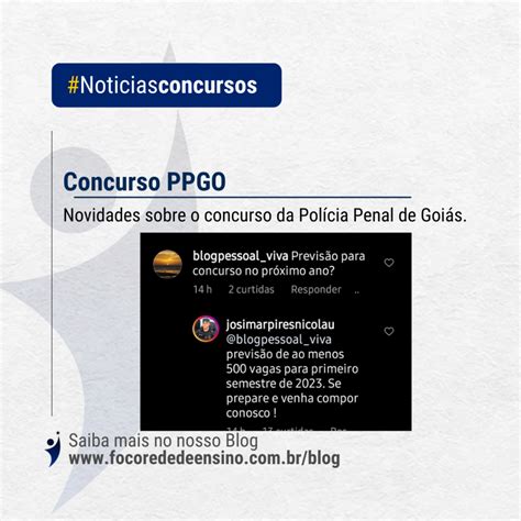 Concurso PPGO Novo Certame Ofertando 500 Vagas No Primeiro Semestre De