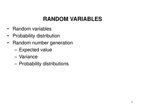 ppt random variables powerpoint presentation free download id 8746202