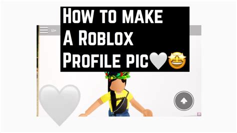 How To Change Your Profile Pic On Roblox