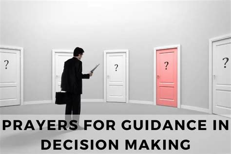 15 Empowering Prayers For Guidance In Decision Making Strength In Prayer