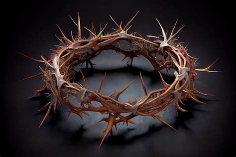 3d Coroa De Espinhos De Jesus Cristo Foto Premium