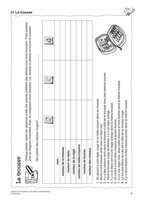 Logicals 1 Klasse Zum Ausdrucken