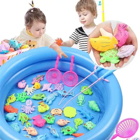 Pesca Milagrosa Piscina Juego 40 Piezas Regalo Niños Cuotas sin interés