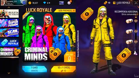 OFICIAL ASÍ ES LA NUEVA LUCK ROYALE DE ORO CON SKIN DE CRIMINALES EN