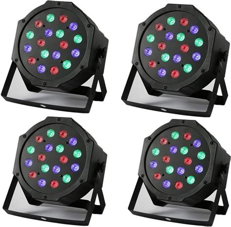 Amazon Xpc X W Led Dj Par Lights W Rgb Par Dmx For