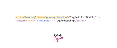 how to toggle between class names in javascript scaler topics