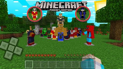 NOVO ADDON MOD DE SUPER HERÓIS PARA MINECRAFT PE 1 19 YouTube
