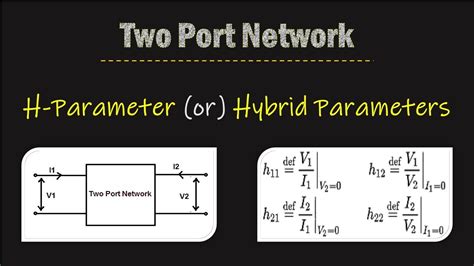 H Parameters Solved Example Two Port Parameters YouTube