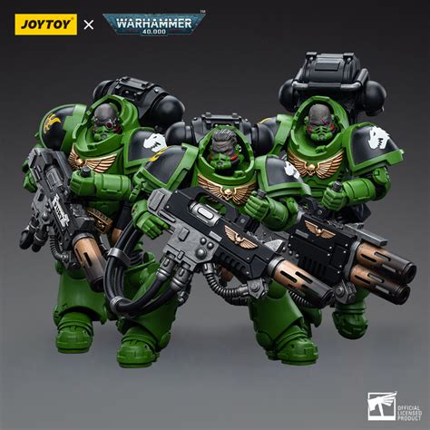 JOYTOY暗源战锤40K火蜥蜴根除者三人组118可动兵人模玩 虎窝淘