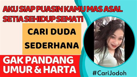 DUDA TUA KERJA SERABUTAN GAK APA MAS ASAL BISA MAKAN JANDA CARI JODOH