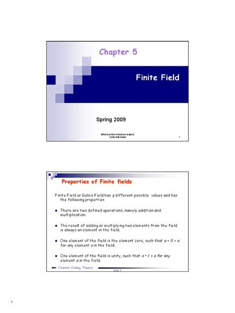 finite field theory pdf field mathematics multiplication