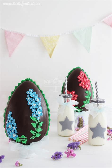Cómo hacer Huevos de Pascua de Chocolate TartaFantasía