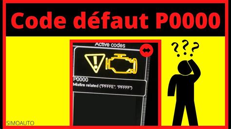 Le code défaut P0000 Les causes Symptômes de code d erreur p0000